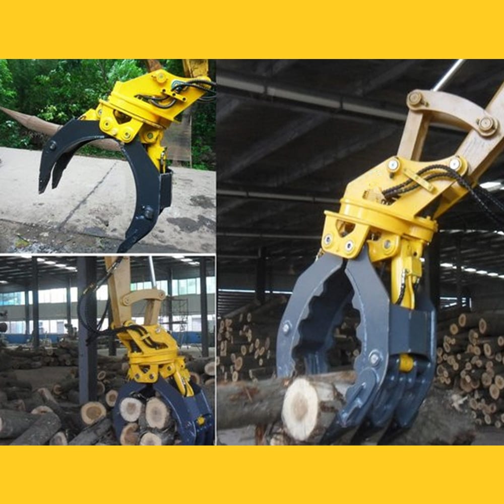 The Uses of Lumber or Log Grapple Attachment for Excavators